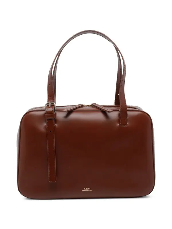 A.p.c. Mini Leather Crossbody Bag For - Brown