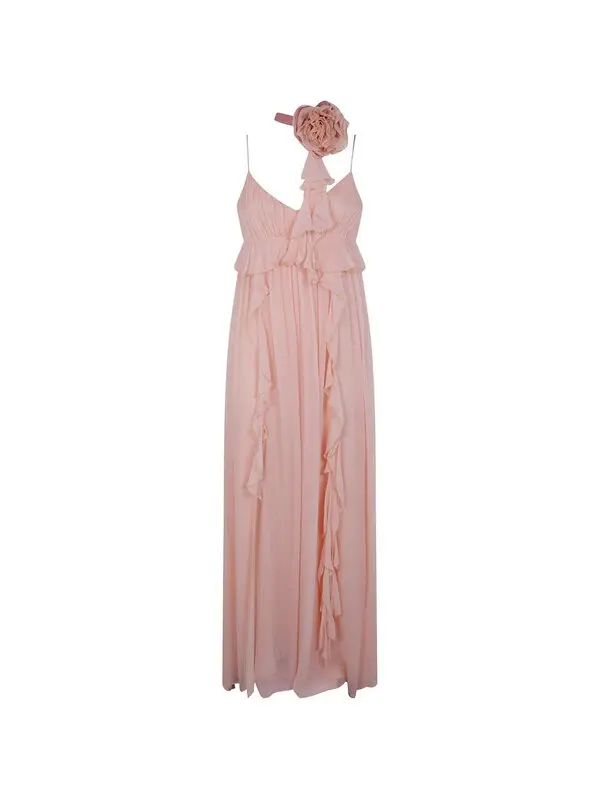 BLUGIRL Floral Ruffled Maxi Dress