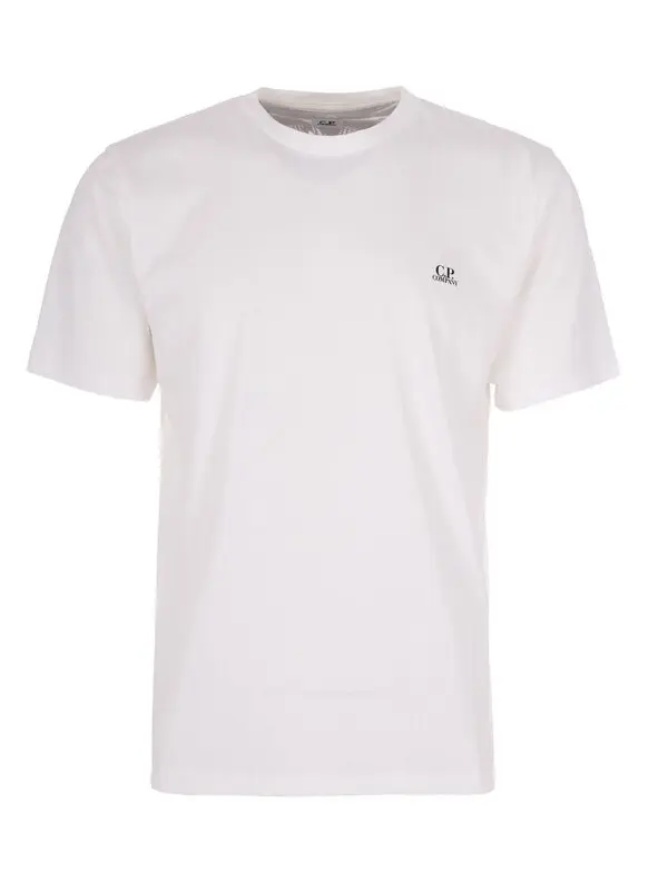 C.P. COMPANY C. P. Company Essential Mini Graphic T-shirt For Ss26 - White