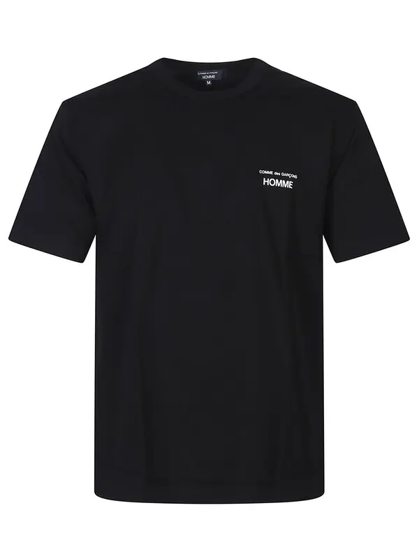 Comme Des Garçons Casual Mini Graphic Tee For - Black