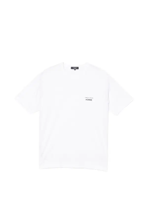 Comme Des Garçons Elegant Minimalist T-shirt For - White