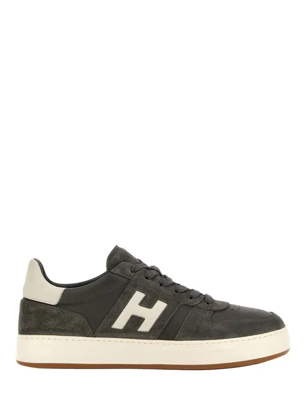 Hogan Sneakers Logo Appliqu - Grey