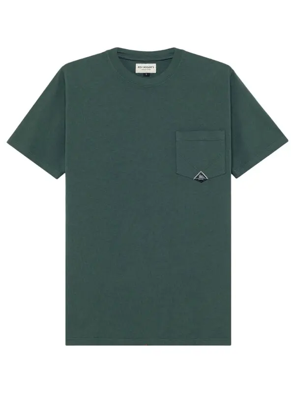 ROY ROGER'S Stylish Mini Crew Neck T-shirt For Ss26 - Green