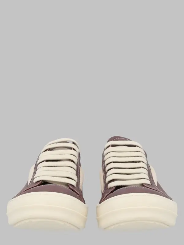 Rick Owens Leather Sneaker - Bordeaux