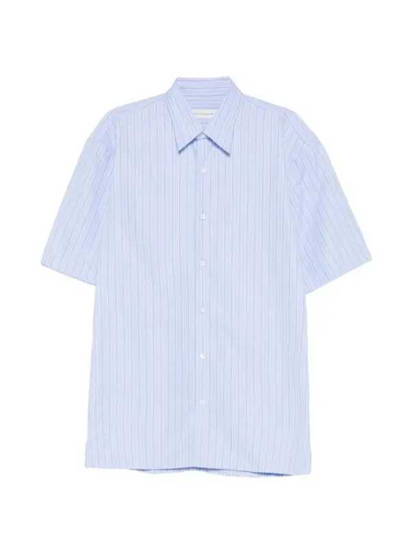 Dries Van Noten Casual Long Sleeve Shirt For - Light Blue