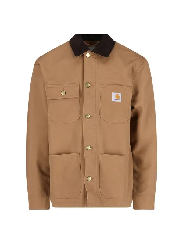 Carhartt Work In Progress Workwear Organic Cotton Jacket - Brown