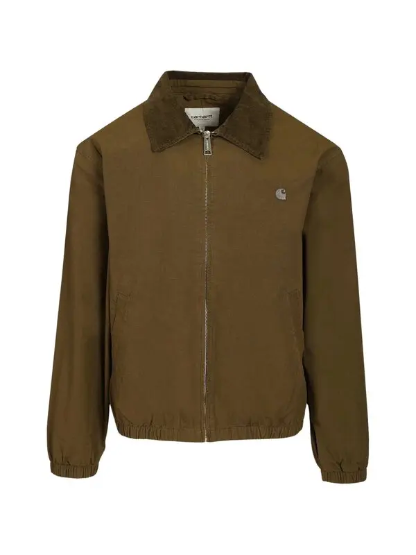 Carhartt Work In Progress Cotton Canvas Work Jacket With Quilted Lining