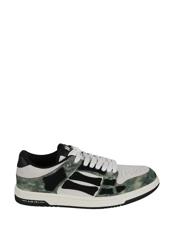 Amiri Camo Skeleton Low Top Sneakers