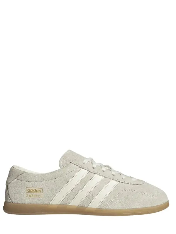 Adidas Gazelle Lace Up Sneakers - Ivory