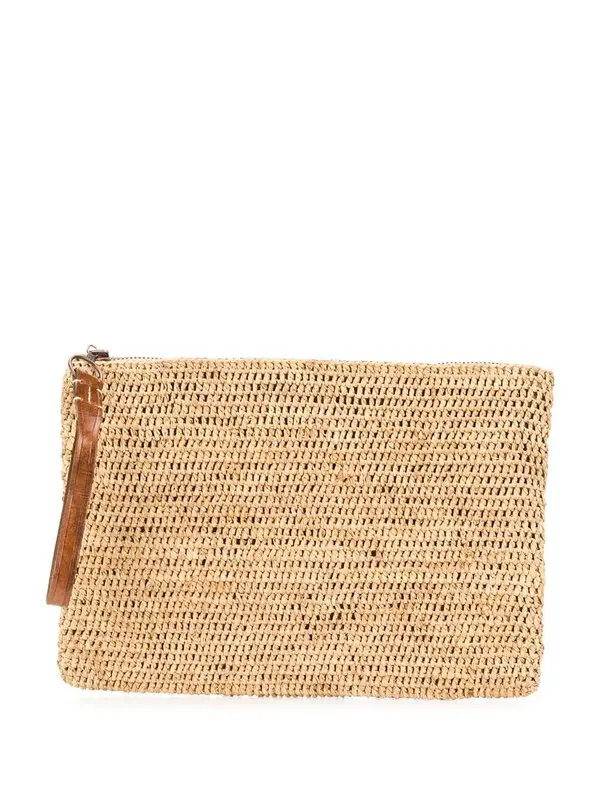 IBELIV Stylish Raphia Mini Bag For - Ecru