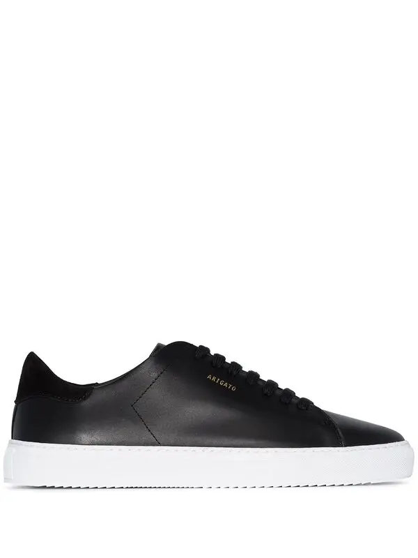 Axel Arigato Clean 90 Low-top Leather Sneakers - Black