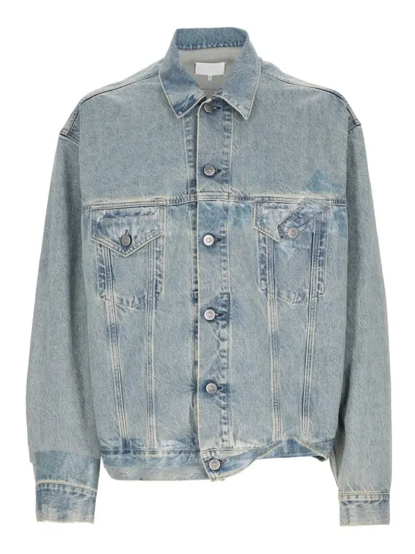 MAISON MARGIELA Shirt With 100% Cotton Construction And Lined Pocket - Denim