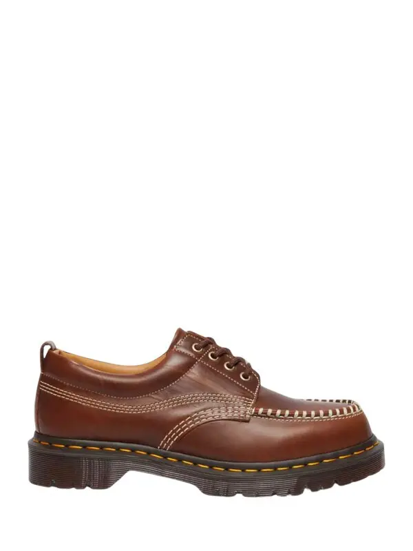 Dr. Martens Classic Leather Flat Shoes For - Brown