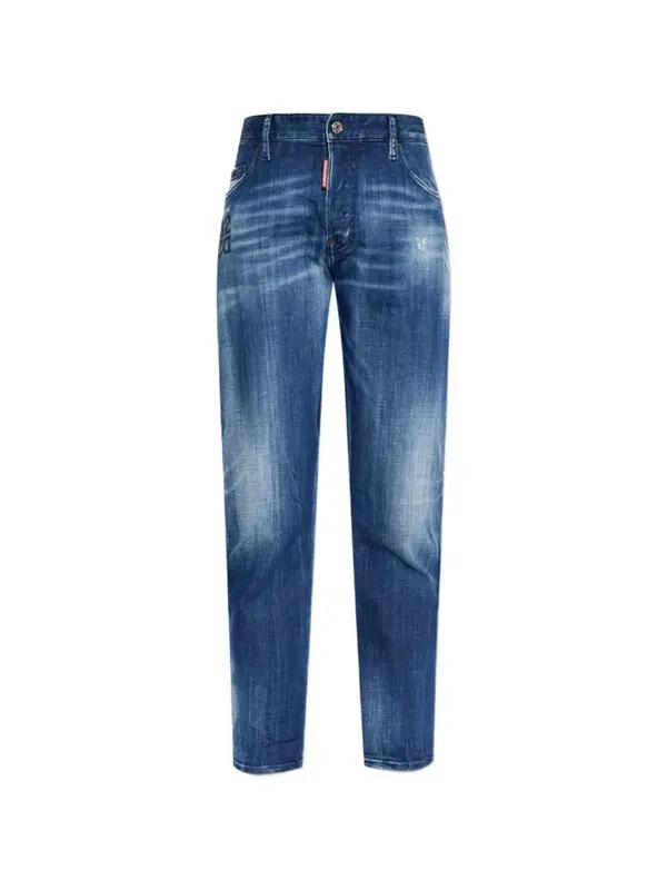 Dsquared2 Stretch Cotton Jeans - Navy