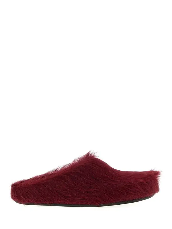 Marni Fissbett Fur Slippers