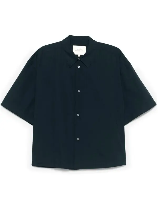 Studio Nicholson Essential Cotton Shirt - Navy