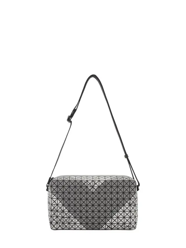Issey Miyake Geometric Panel Matte Finish Shoulder Bag - Grey