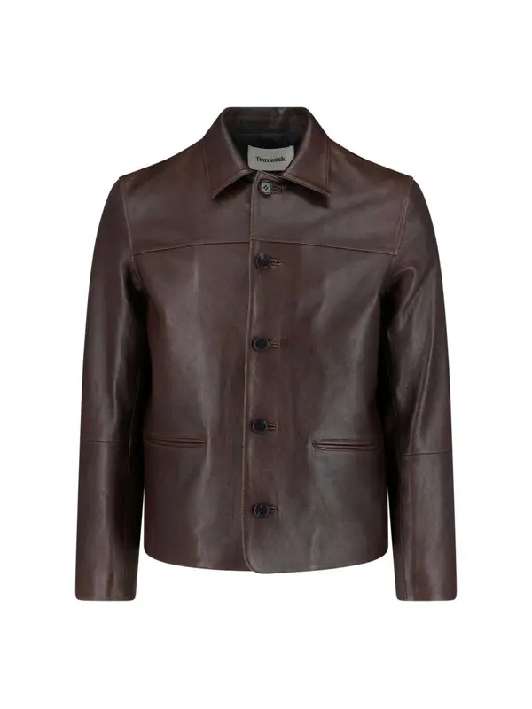 TONYWACK Lamb Leather Jacket With Soft Lined Interior