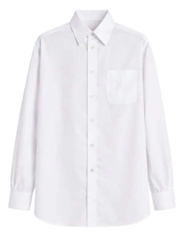 NAMACHEKO Long-sleeve Button-up Shirt - White