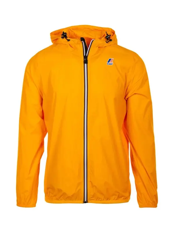 K-WAY Lightweight Zip-up Hooded Jacket - Orange