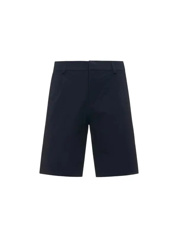 K-WAY Casual Front Fastening Shorts With Belt Loops - Navy