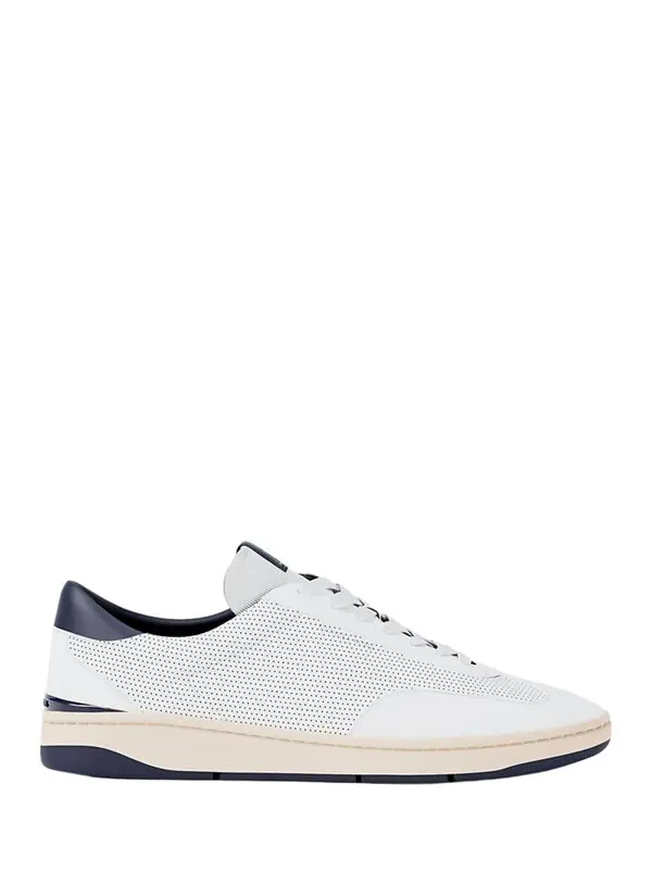Michael Kors Perforated Leather Sneakers - White