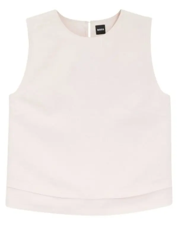 BOSS BLACK Sleeveless Round Neck Top