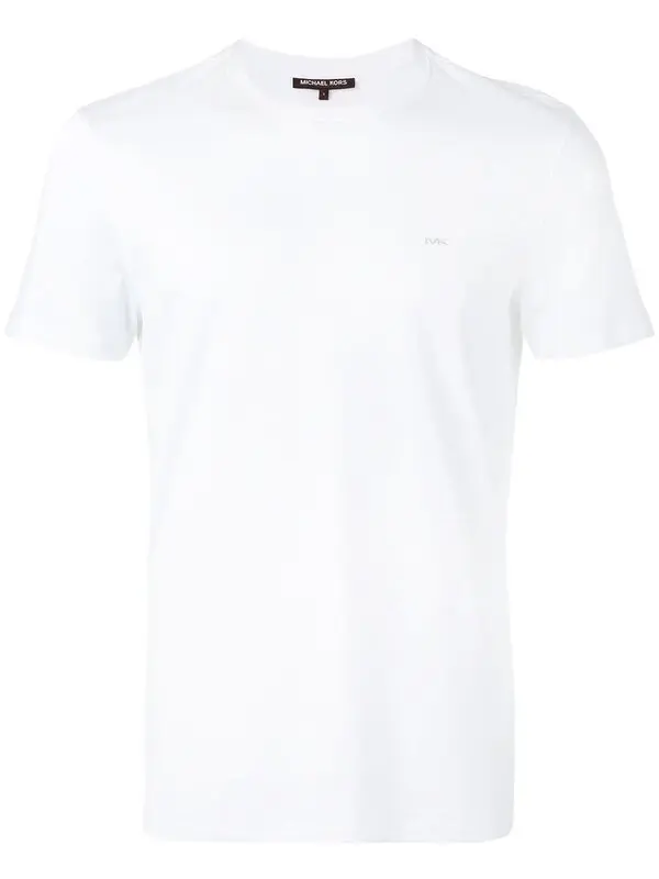 Michael Kors Logo Print Round Neck T-shirt For
