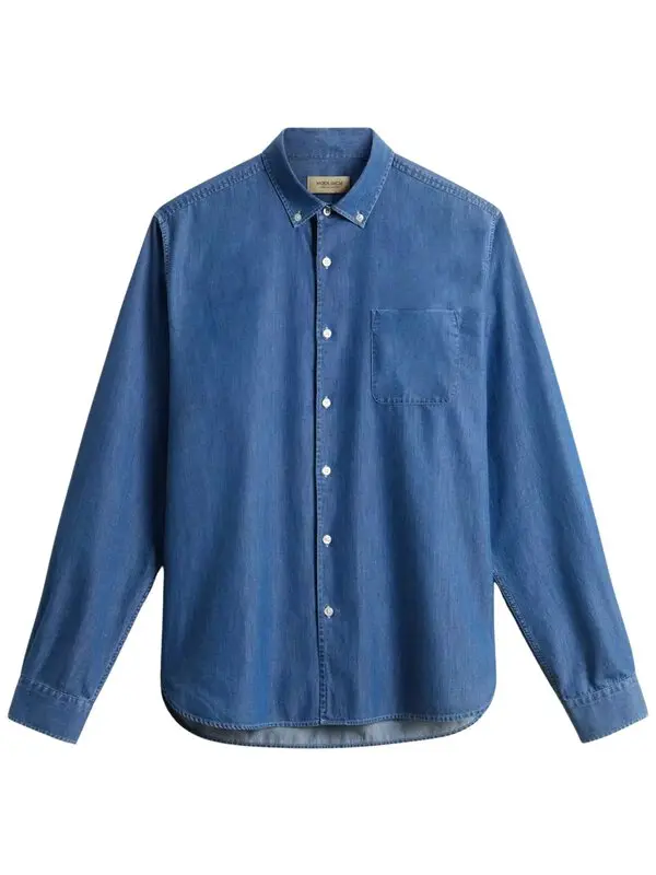 Woolrich Classic Button-up Shirt - Navy