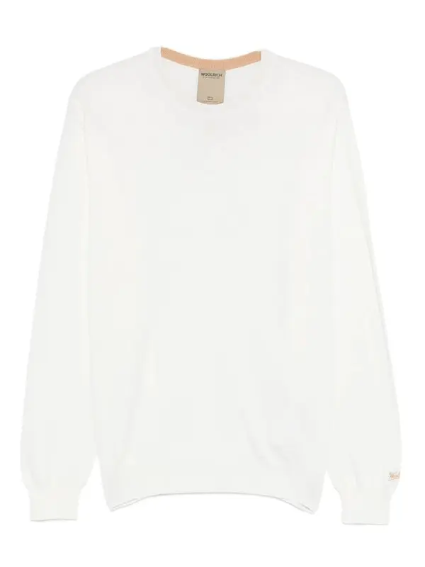 Woolrich Cotton Pullover Sweater For - White
