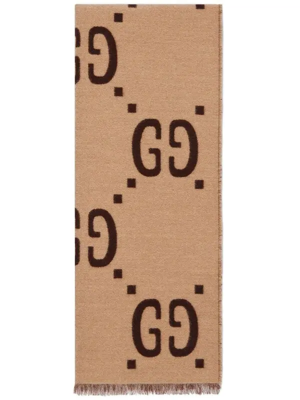 Gucci Gg Wool Scarf