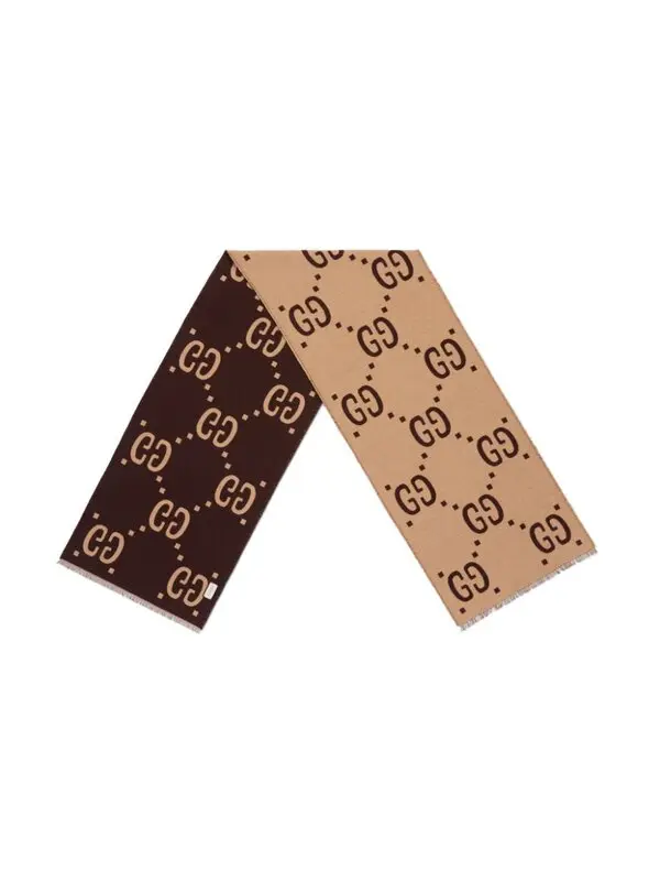 Gucci Gg Wool Scarf