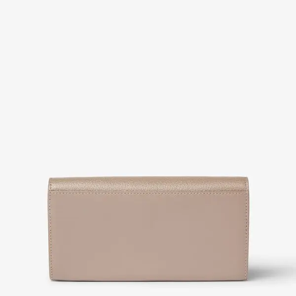 Fendi Ff Continental With Chain - Grey