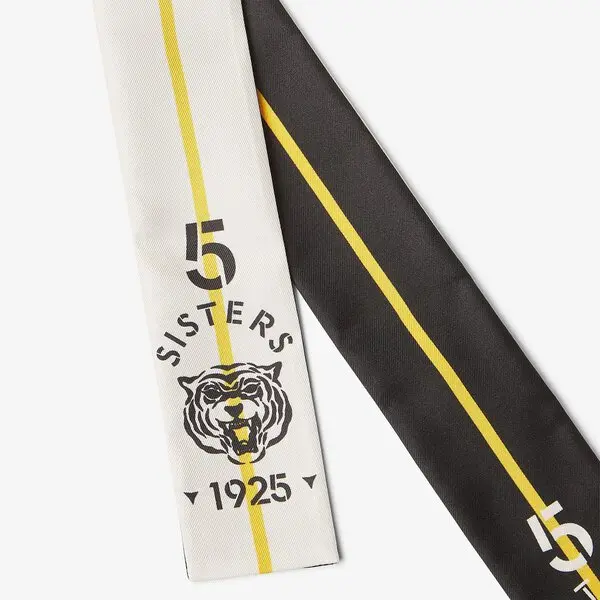 Fendi 5 Sisters" Silk Scarf