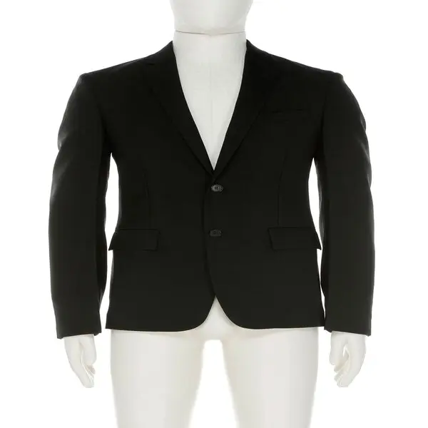 Fendi Kid Mohair Single-breasted Jacket - Black