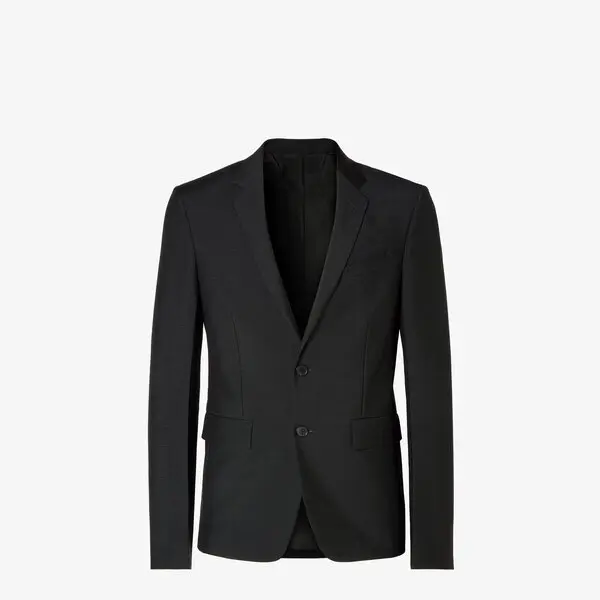 Fendi Kid Mohair Single-breasted Jacket