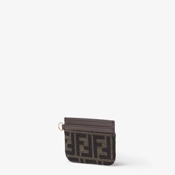 Fendi Ff Jacquard Card Case