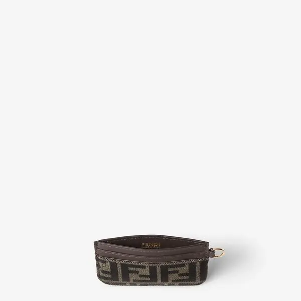Fendi Ff Jacquard Card Case