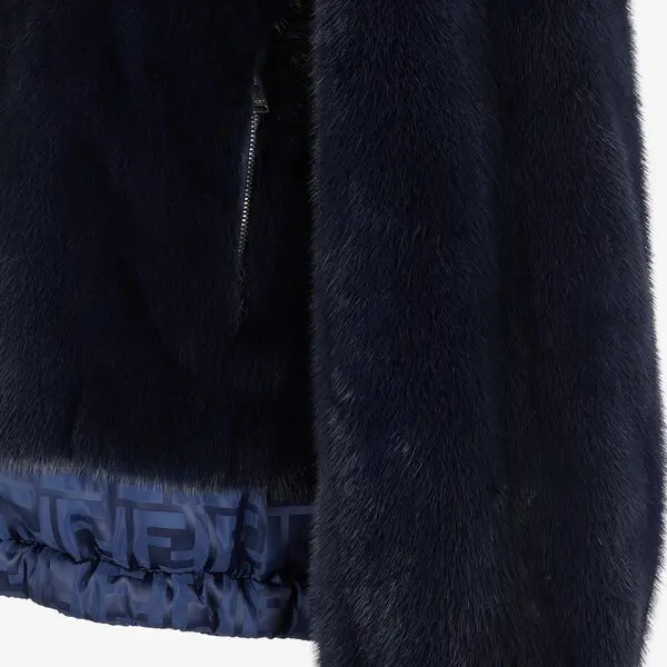 Fendi Reversible Cropped Fur Jacket
