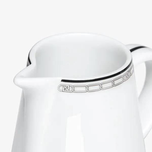 Fendi O'lock Chain Milk Jug In Limoges Porcelain
