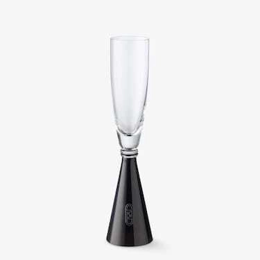Fendi O’lock Champagne Glass - Black