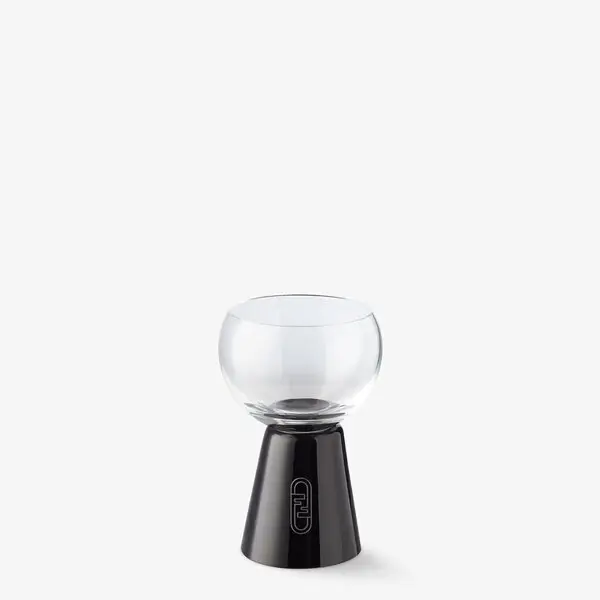 Fendi O'lock Crystal Water Glass - Black