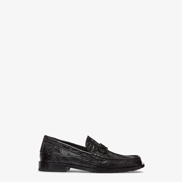 Fendi O'lock Loafers - Black