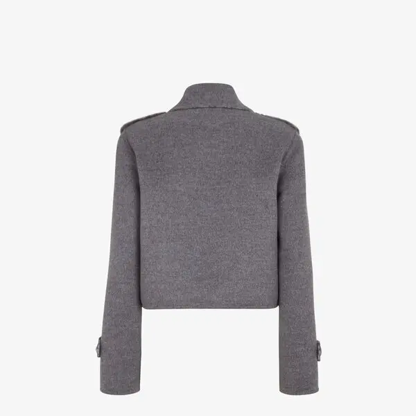 Fendi Wool And Mink Blouson Jacket