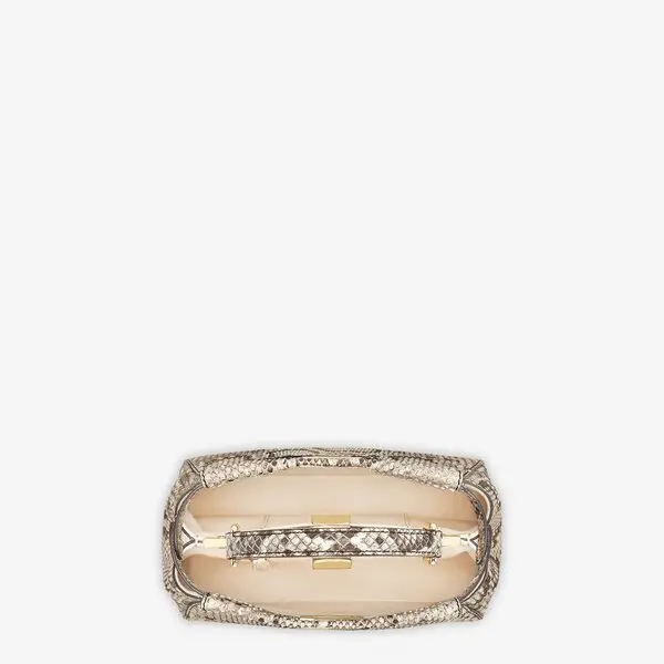 Fendi Peekaboo Mini Python Leather Bag
