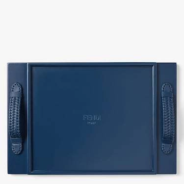 Fendi Roma Tray With Woven Handles