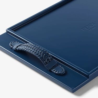 Fendi Roma Tray With Woven Handles