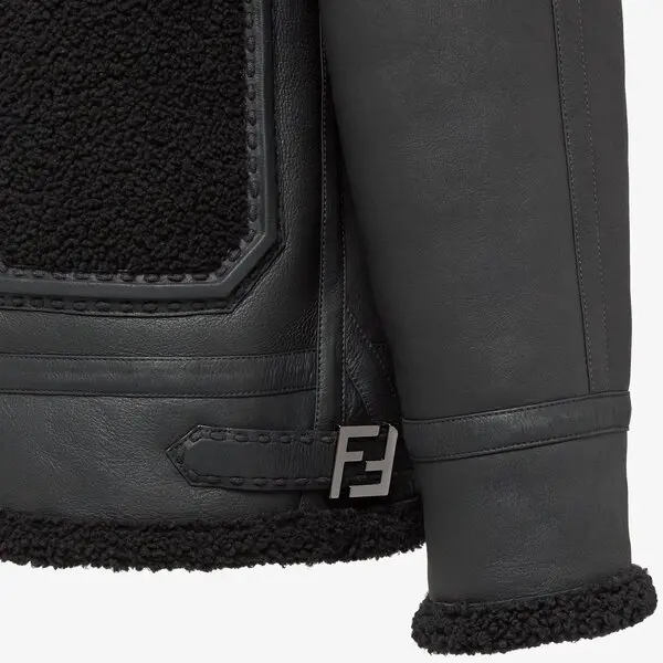 Fendi Shearling Aviator Jacket