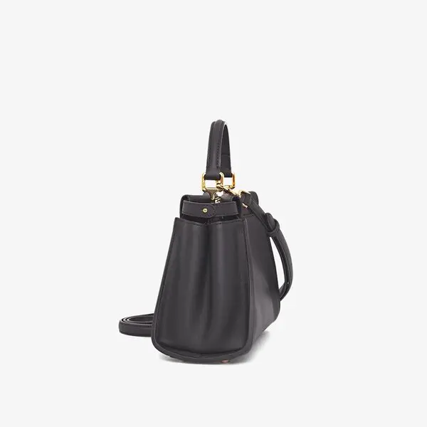 Fendi Peekaboo Mini Leather Bag - Brown