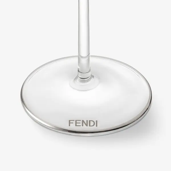 Fendi Set Of Two Roma Flute Glasses